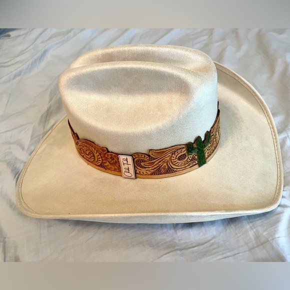 chida frida | Accessories | Light Beige Cowboy Hat | Poshmark